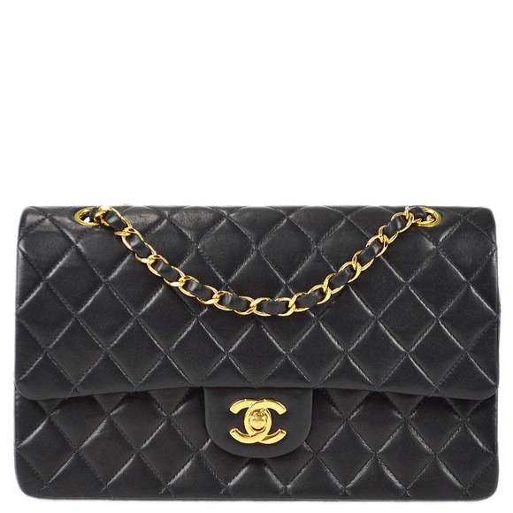 CHANEL | Bags | Chanel 200200 Classic Double Flap Medium Shoulder Bag ...
